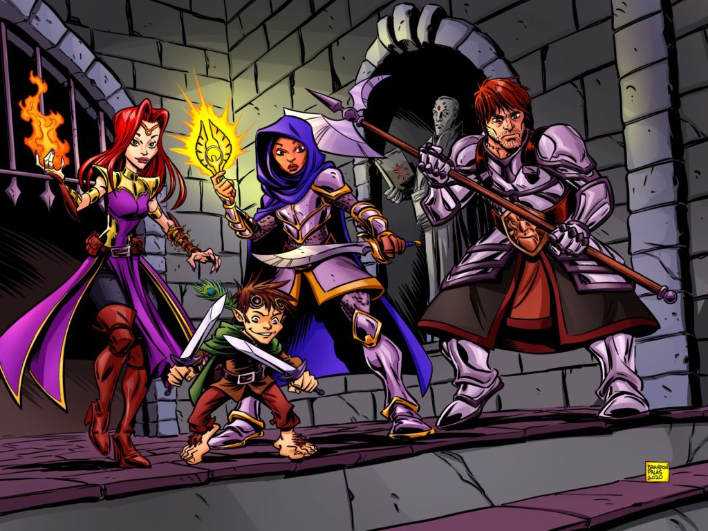 D&D (Pathfinder) Dungeon Crawl Commission | Brandon Palas